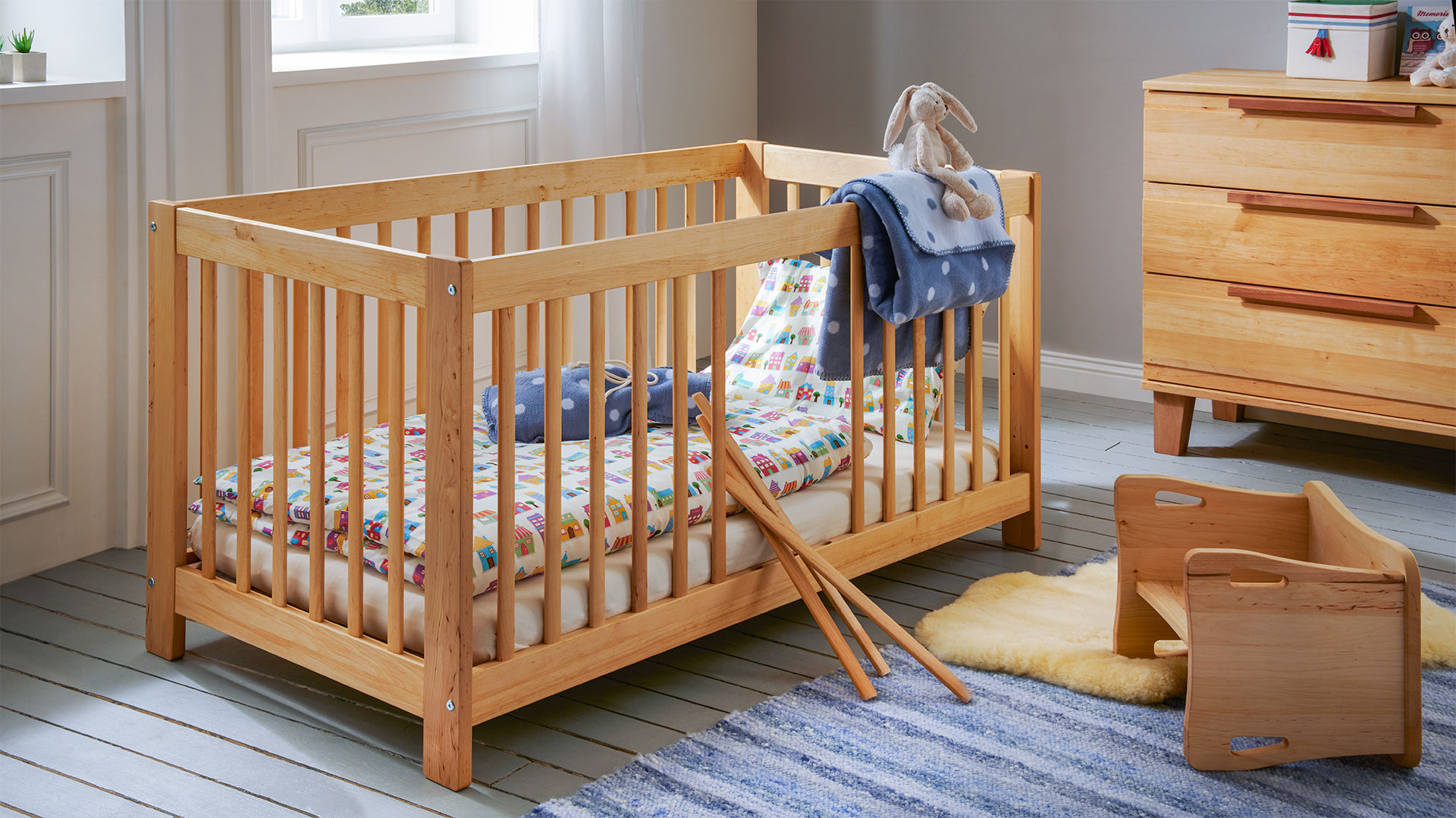 Mitwachsendes Babybett "Ludus 01" | allnatura Österreich